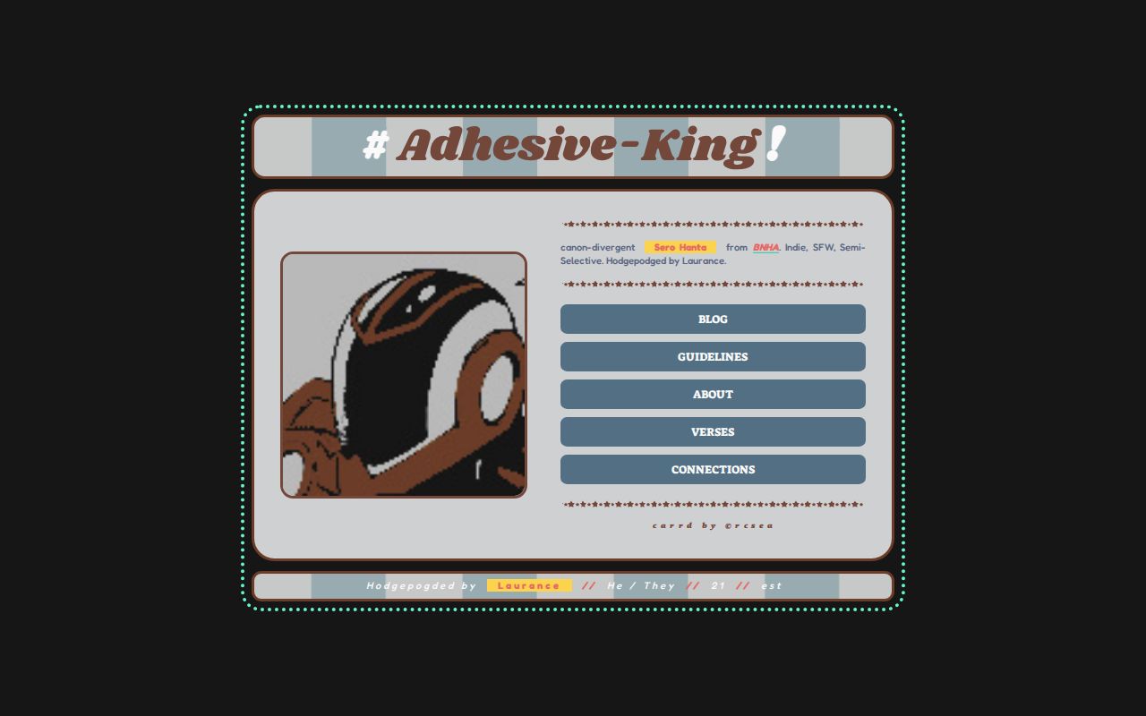 Adhesive-King Carrd